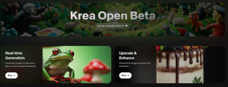 Real-Time AI Art Generator – Krea AI